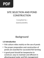 Fish Pond Design and Construction Guide | PDF | Pond | Drainage