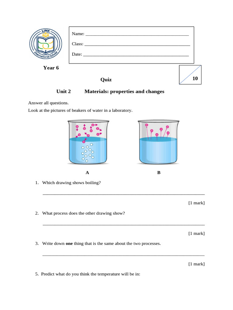 2425 Science Y6 Q2 | PDF