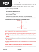 Notes - RP 02 Thermal Insulation - AQA Physics GCSE | PDF | Thermal ...