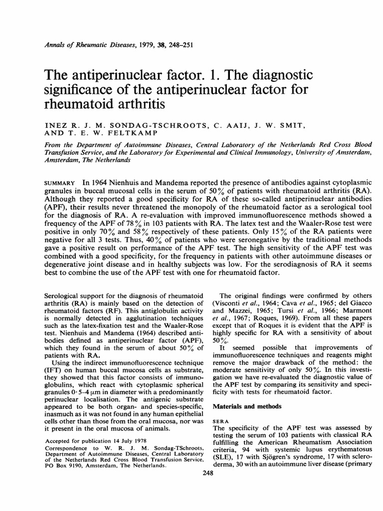 annrheumd00091-0048 | PDF | Serology | Rheumatoid Arthritis