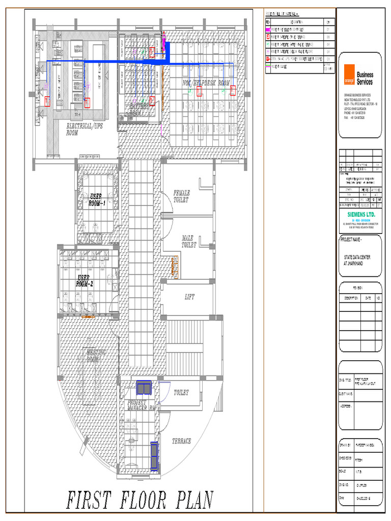 Fire Alarm Layout - 1st Floor | PDF