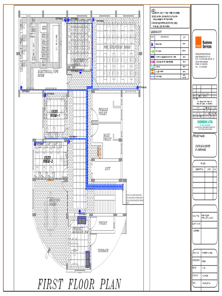 Si - JSDC 2.0 Jharkhand - CCTV Layout - 1ST Floor - R0 - CCTV Layout ...