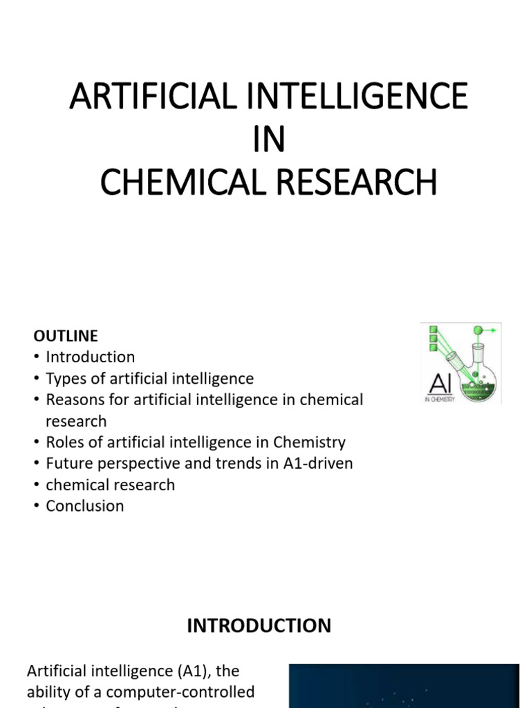 Artificial Intelligence in Chemical Research | PDF
