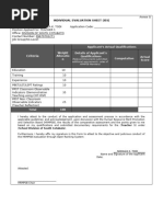 Initial Evalution Sheet IES Annex G 1 | PDF | Teachers | Cognition