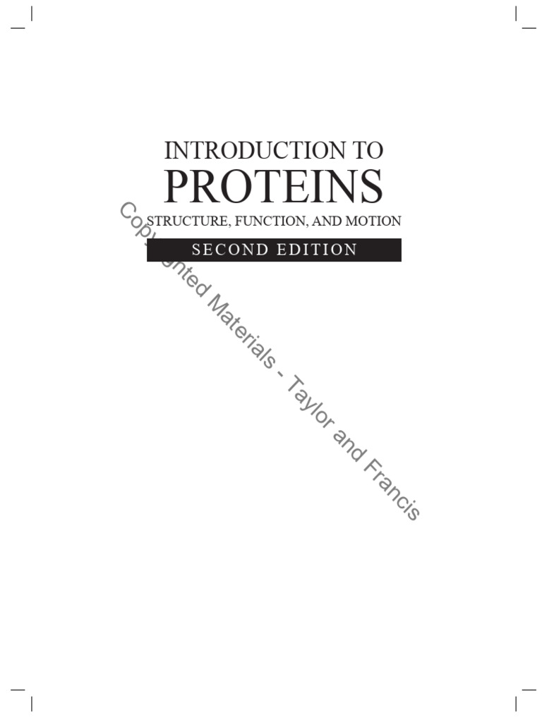 Intro To Proteins Chapter 7 | PDF | Protein Folding | Proteins