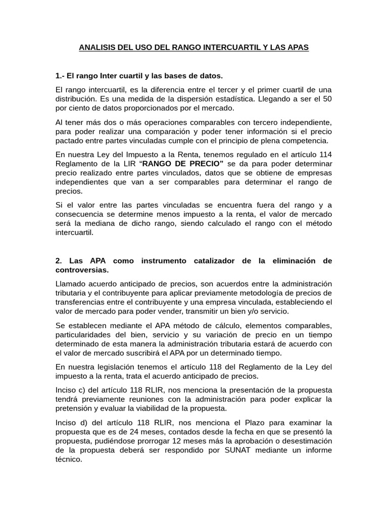 PRACTICA CALIFICADA 2 RANGO INTERCUARTIL | PDF | Impuestos | Mercado (economía)