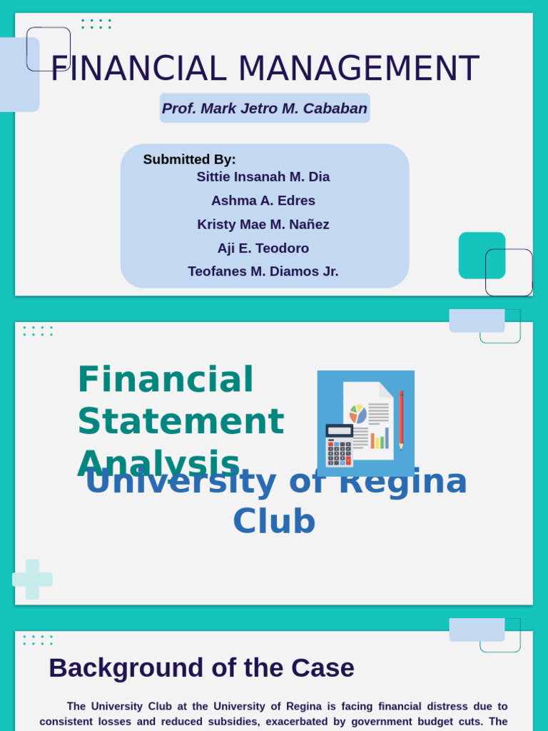 FS Analysis of URC Case by Group 1-B4-MBA | PDF | Debt | Inventory