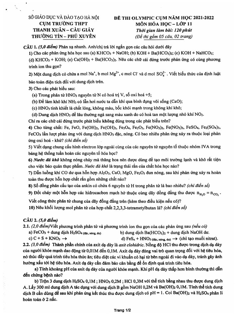 Tong Hop Cac de Thi HSG 11 - TX - CG (Tu 2013) | PDF