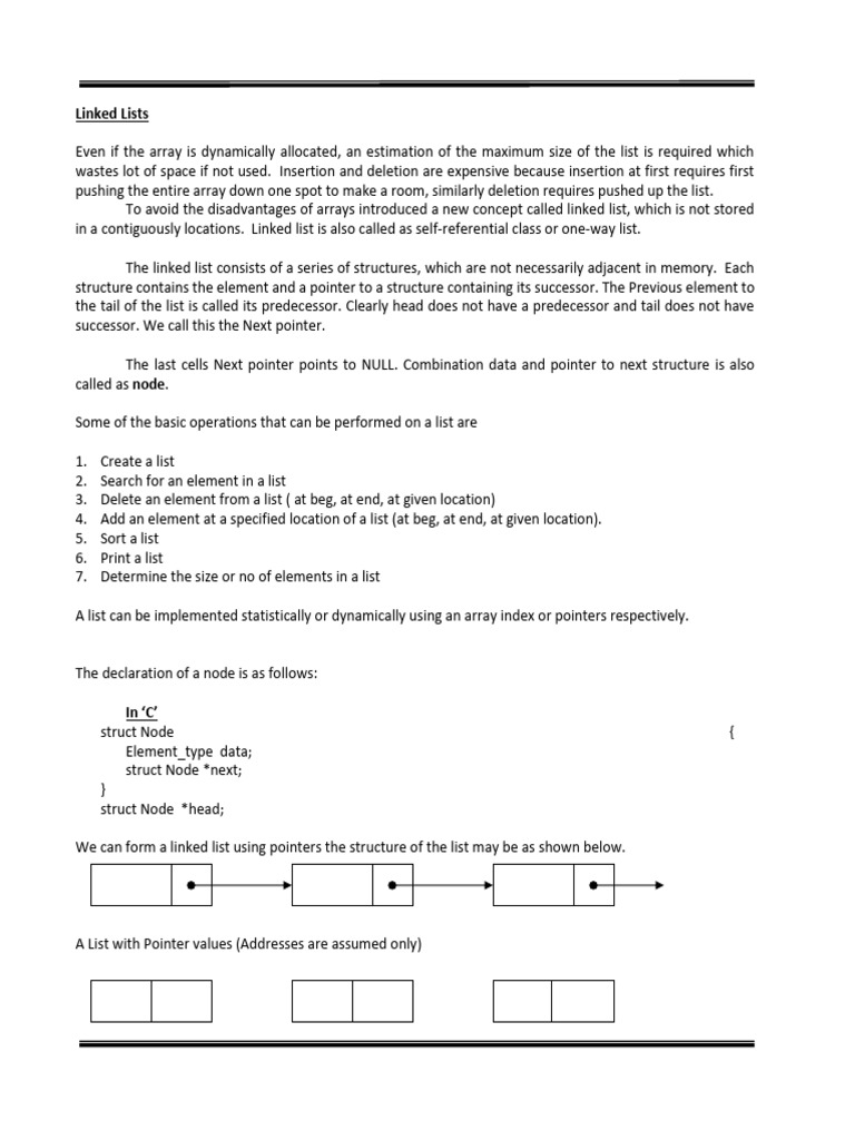Unit II | PDF | Queue (Abstract Data Type) | Pointer (Computer Programming)