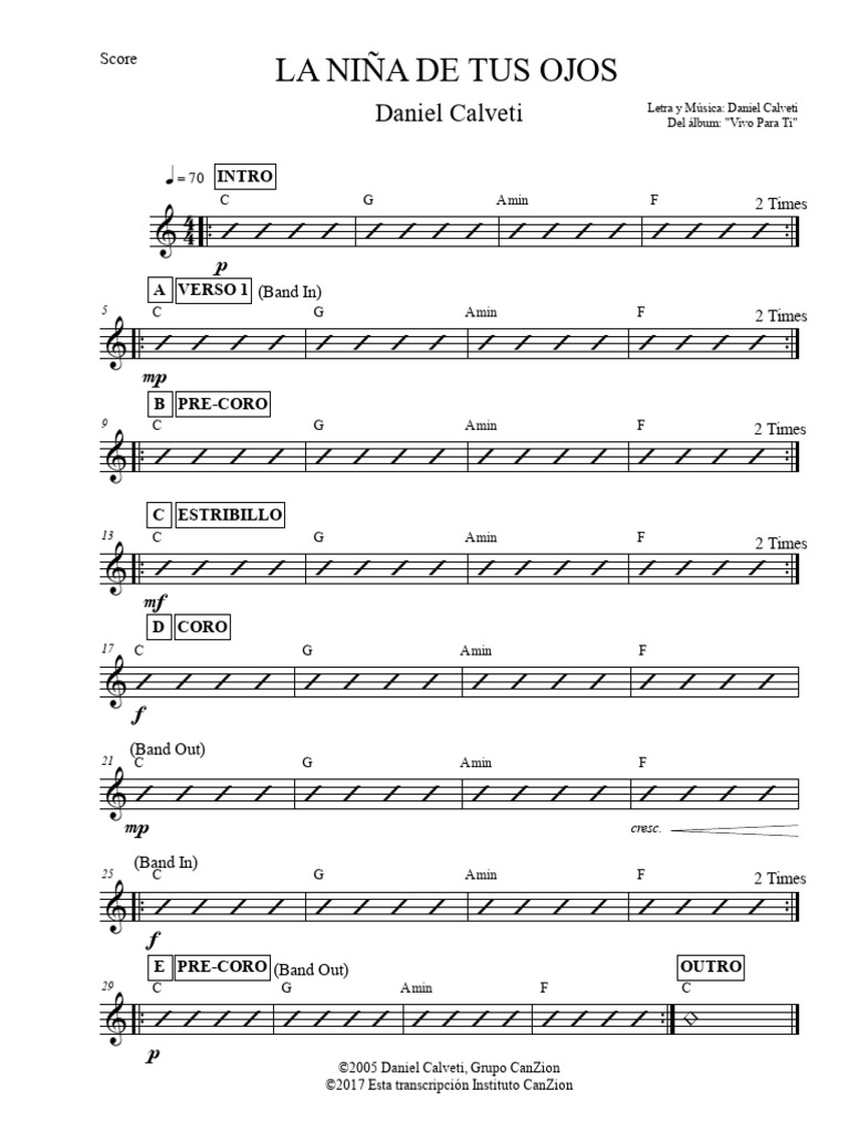 La Nina de Tus Ojos | PDF