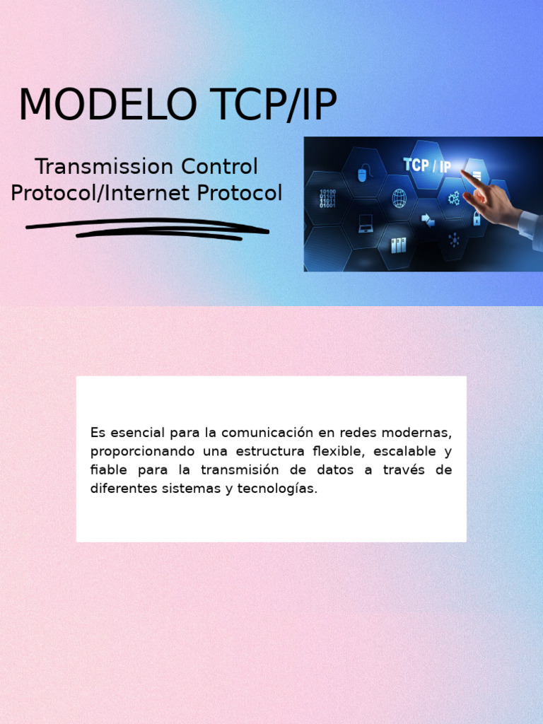 Guía del Modelo TCP/IP para Redes | PDF | Protocolos de internet | Protocolo de Control de ...
