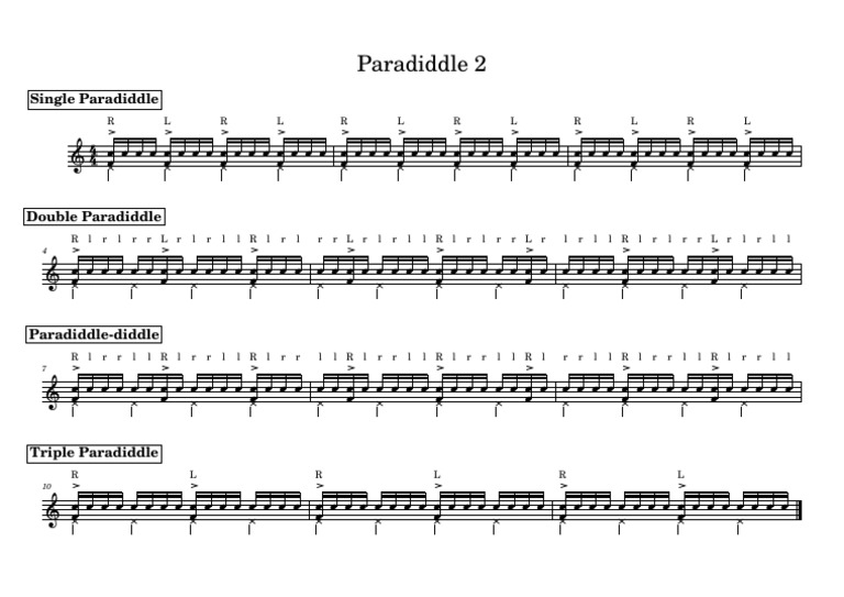 Paradiddle 2 | PDF