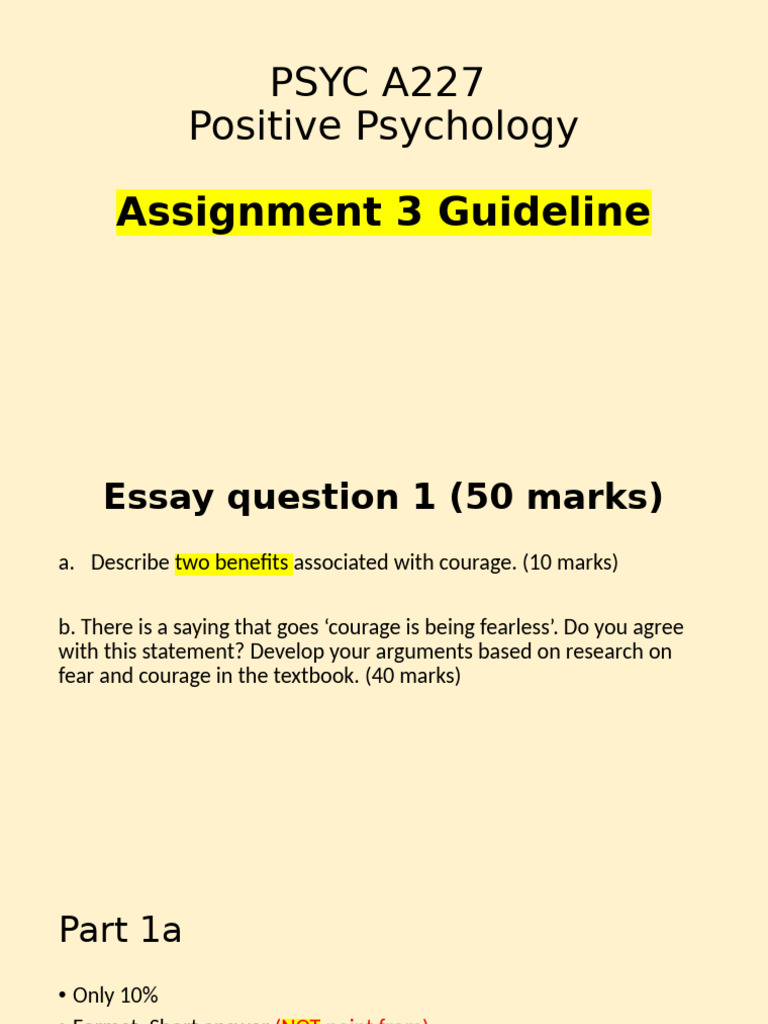 Guideline of TMA3 (A227) | PDF | Courage | Cognition