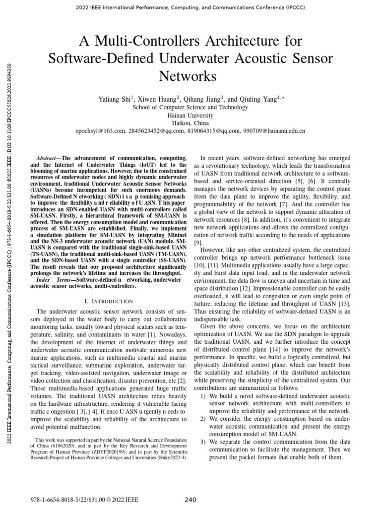 A_Multi-Controllers_Architecture_for_Software-Defined_Underwater_Acoustic_Sensor_Networks | PDF ...