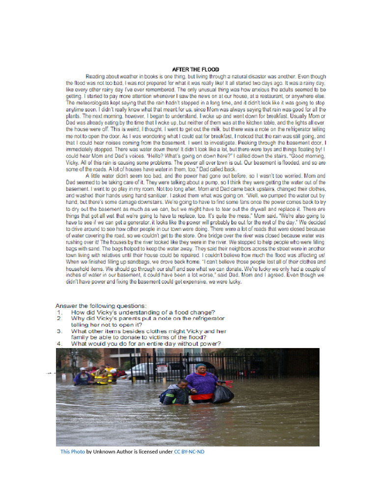 After The Flood | PDF