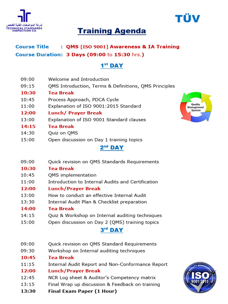 7. QMS Awareness + IA Training | PDF