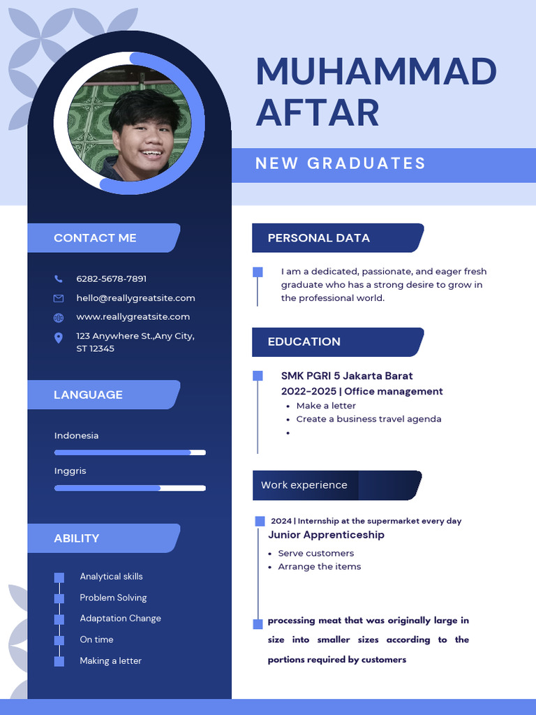 Ungu Minimalis Profesional CV Resume Daftar Riwayat Hidup - 20240828 ...