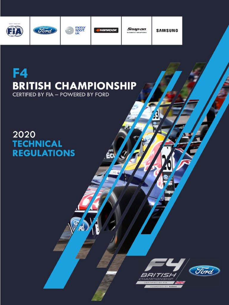 2020-FINAL-F4-British-Technical-Regulations | PDF | Manual Transmission ...