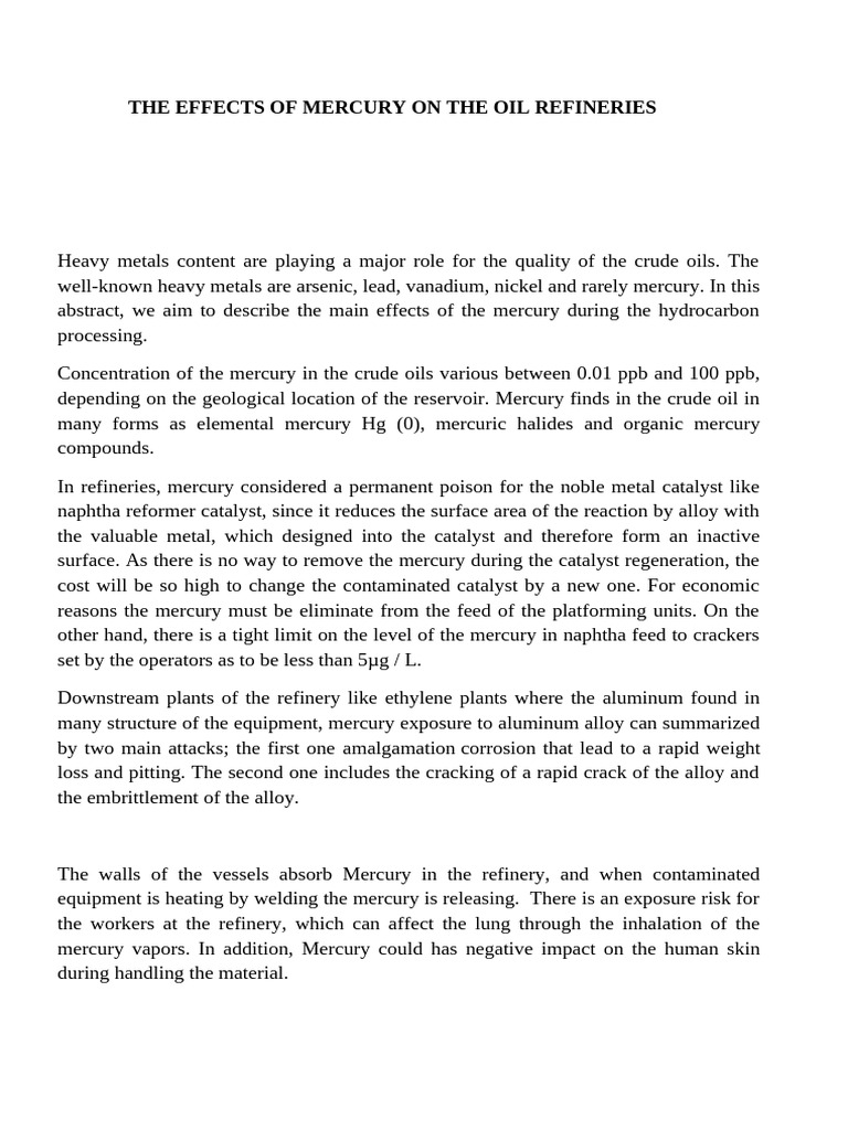 Mercury | PDF