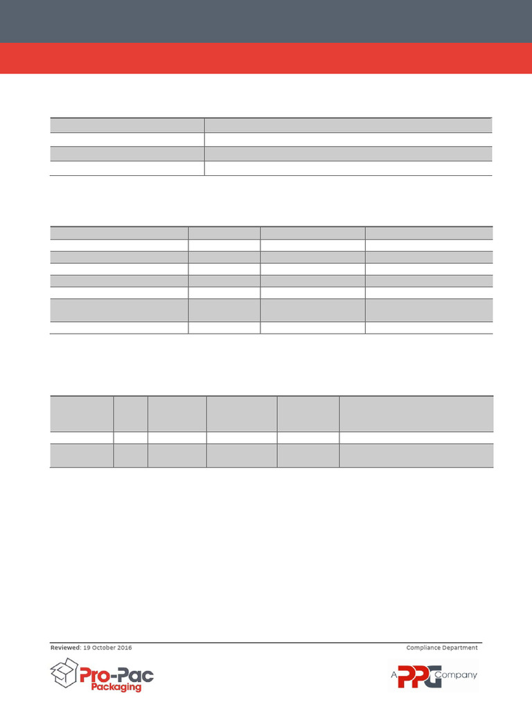 PPG NSW Polypropylene Strapping Band | PDF