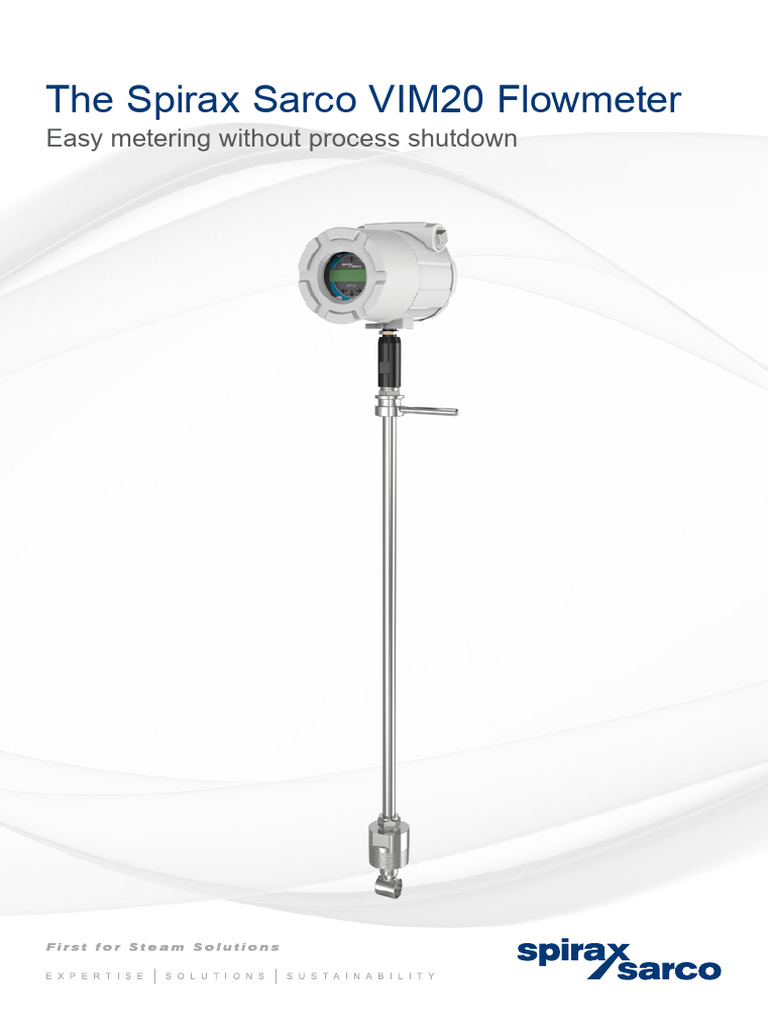 Vim20 Flowmeter Sb p339 08 En | PDF | Flow Measurement | Applied And ...