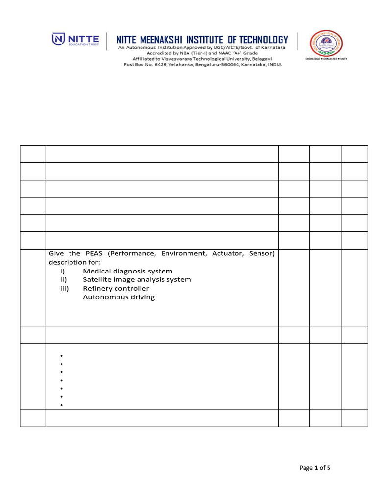 Aiml - Unit1 Qb | PDF | Theoretical Computer Science | Graph Theory