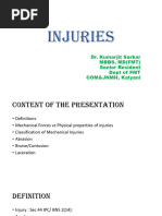 Blunt and Sharp Force Injury Classifications | PDF | Medical ...