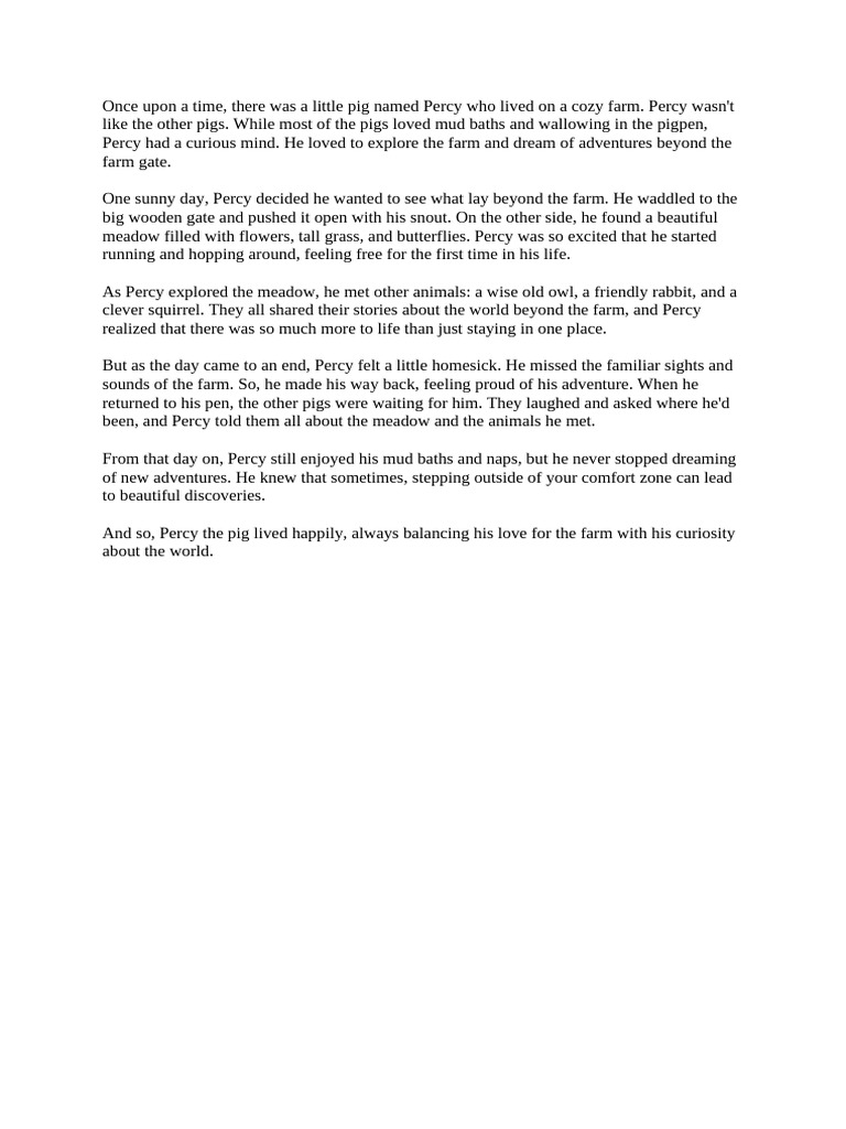 Story of Percy | PDF