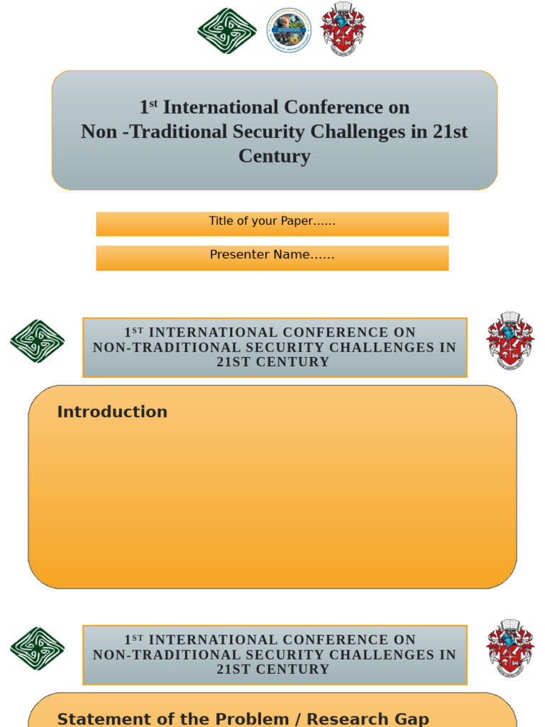 Non-Traditional Security Challenges | PDF