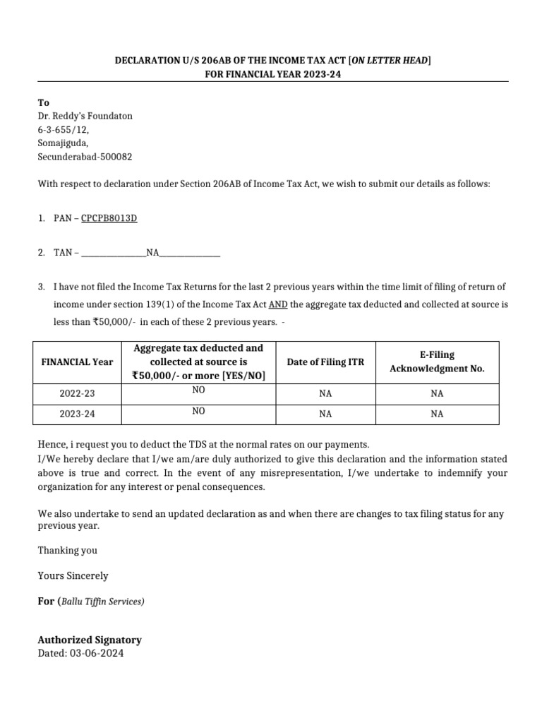 Section 206AB Declaration (1) (00000004) (00000003) | PDF