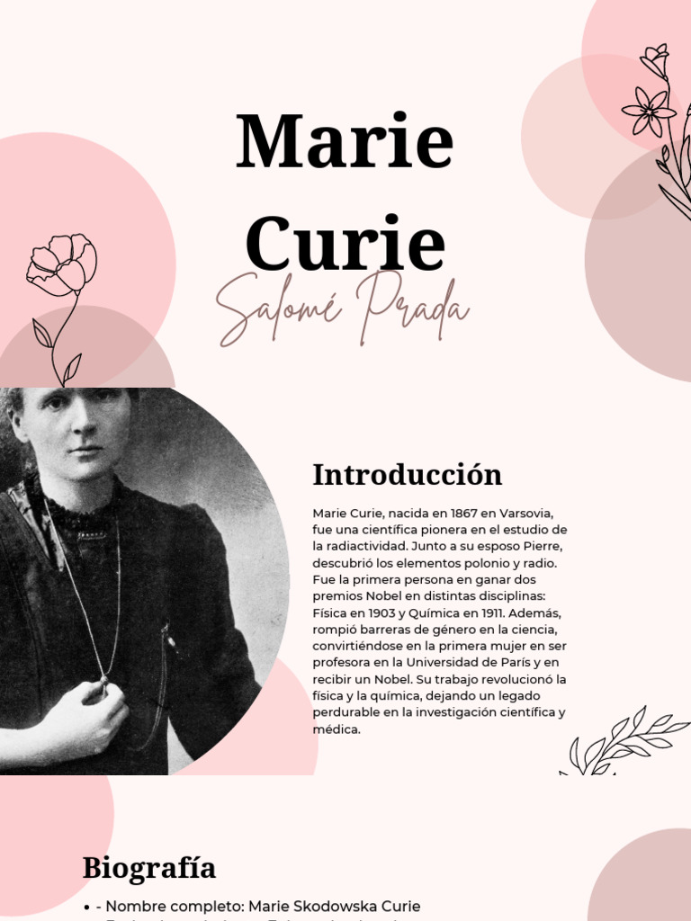 Marie Curie | PDF