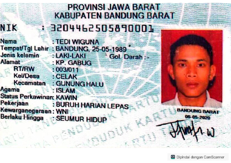 KTP Tedi Wiguna | PDF