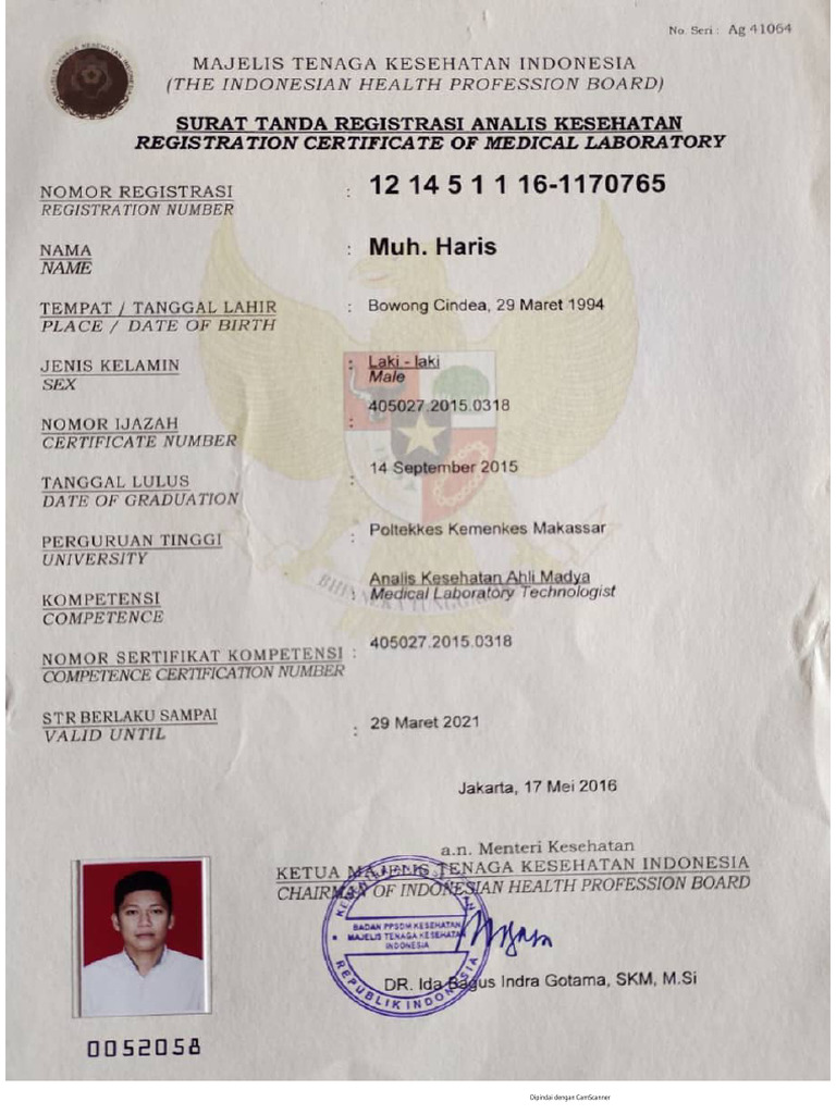 STR Lama Dan Baru Muh Haris | PDF