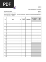 Sbfp Form 1 8 Sy 2024 2025 Template | PDF | Health Promotion ...
