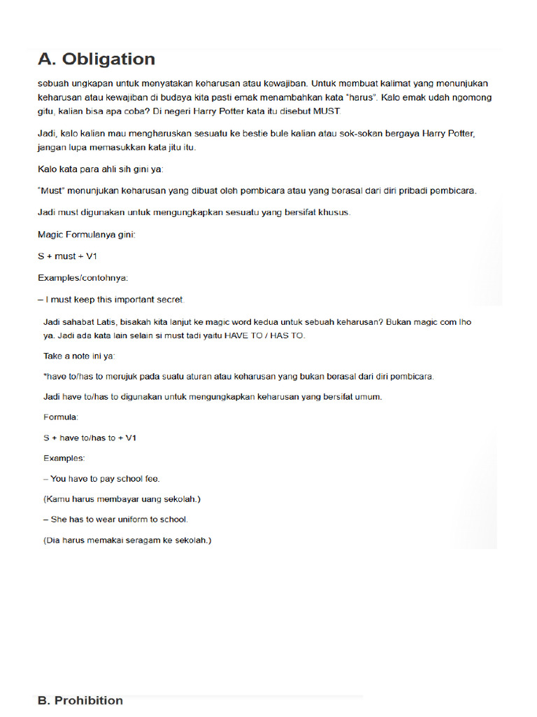 Obligation & Prohibition | PDF