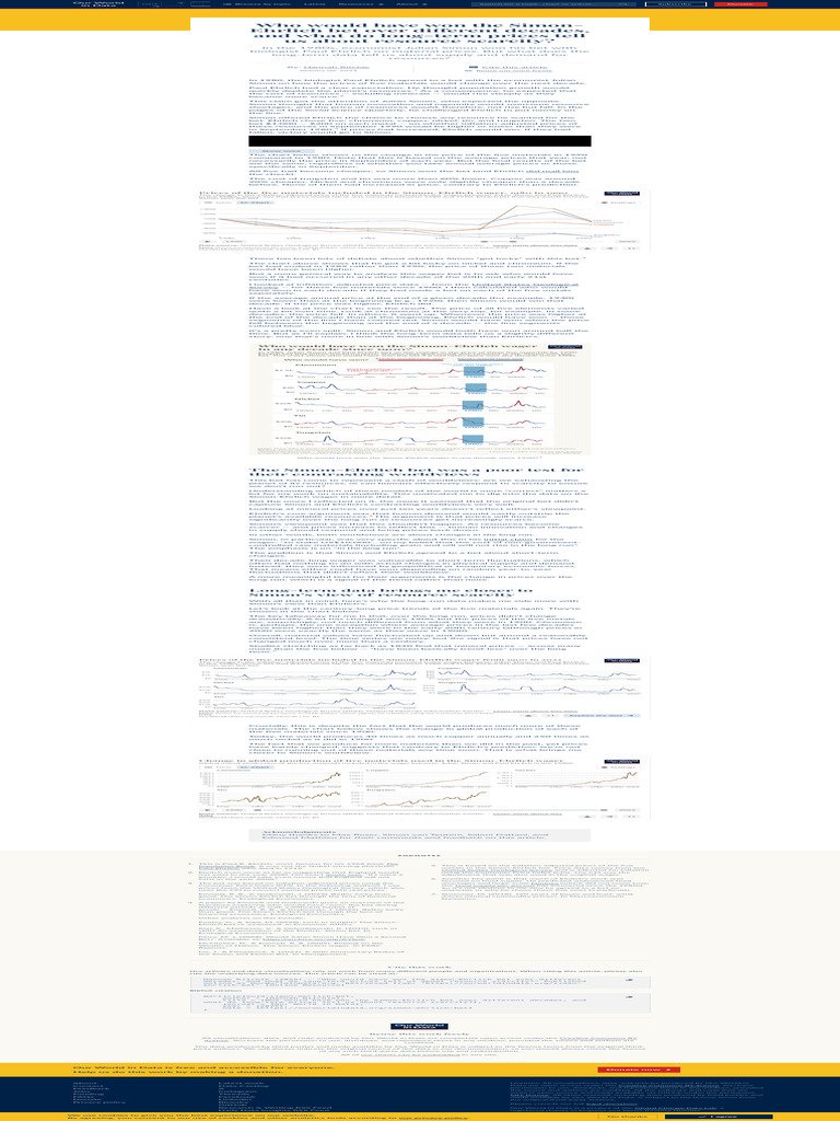 Who Would Have Won The Simon-Ehrlich Bet Over Different Decades, and ...