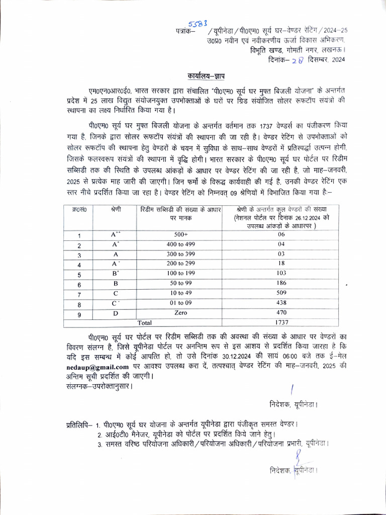 UPEDA Registered Solar Vendors List | PDF | Energy Conversion | Stellar ...