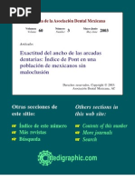 Analisis de Howes | PDF | Diente | Rasgos faciales