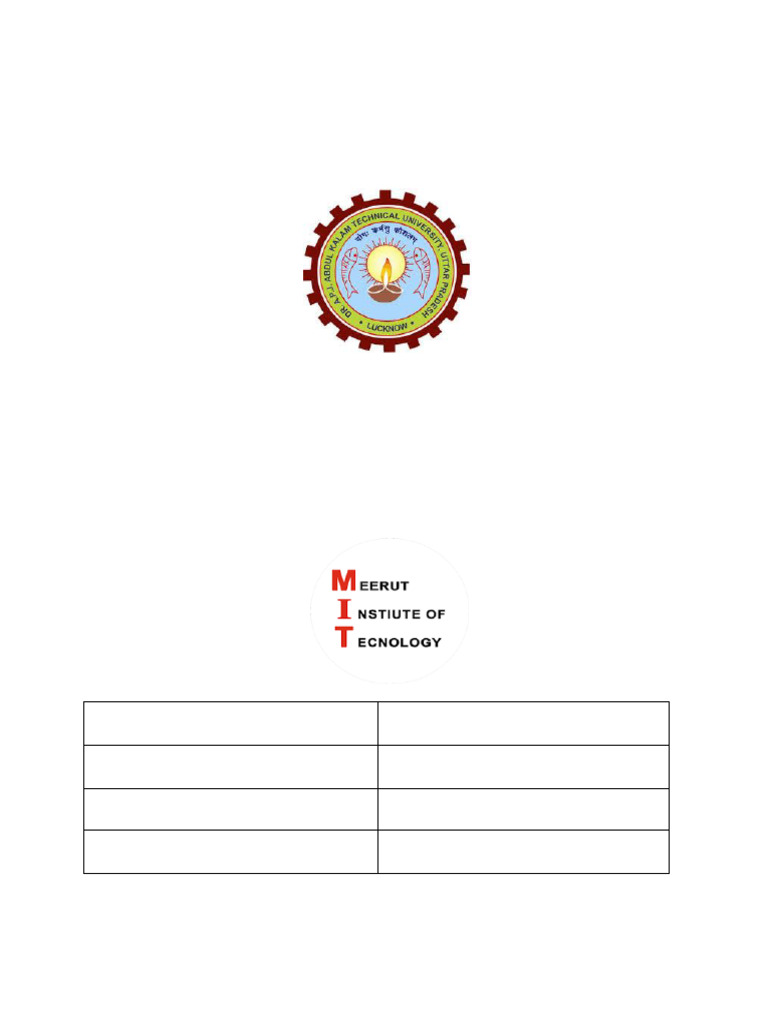 Aktu Wed Design Minor Project 3RD Sem Problem Statement | PDF | Html | Html Element