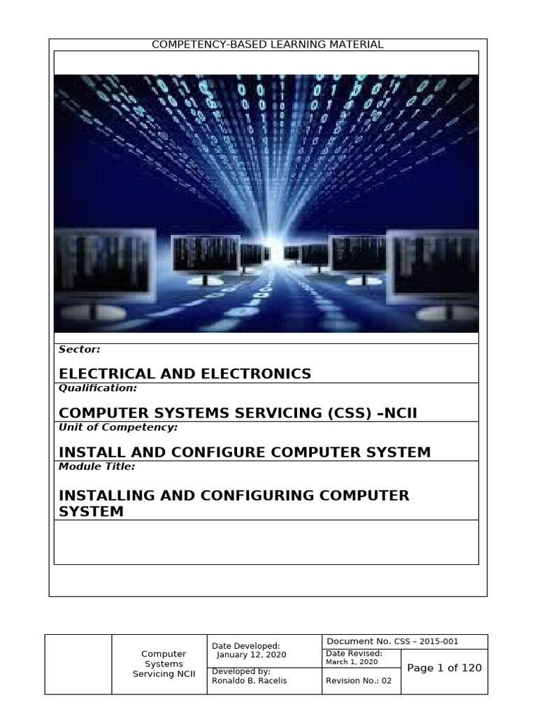 CBLM CSS COC 1 | PDF | Personal Computers | Dynamic Random Access Memory