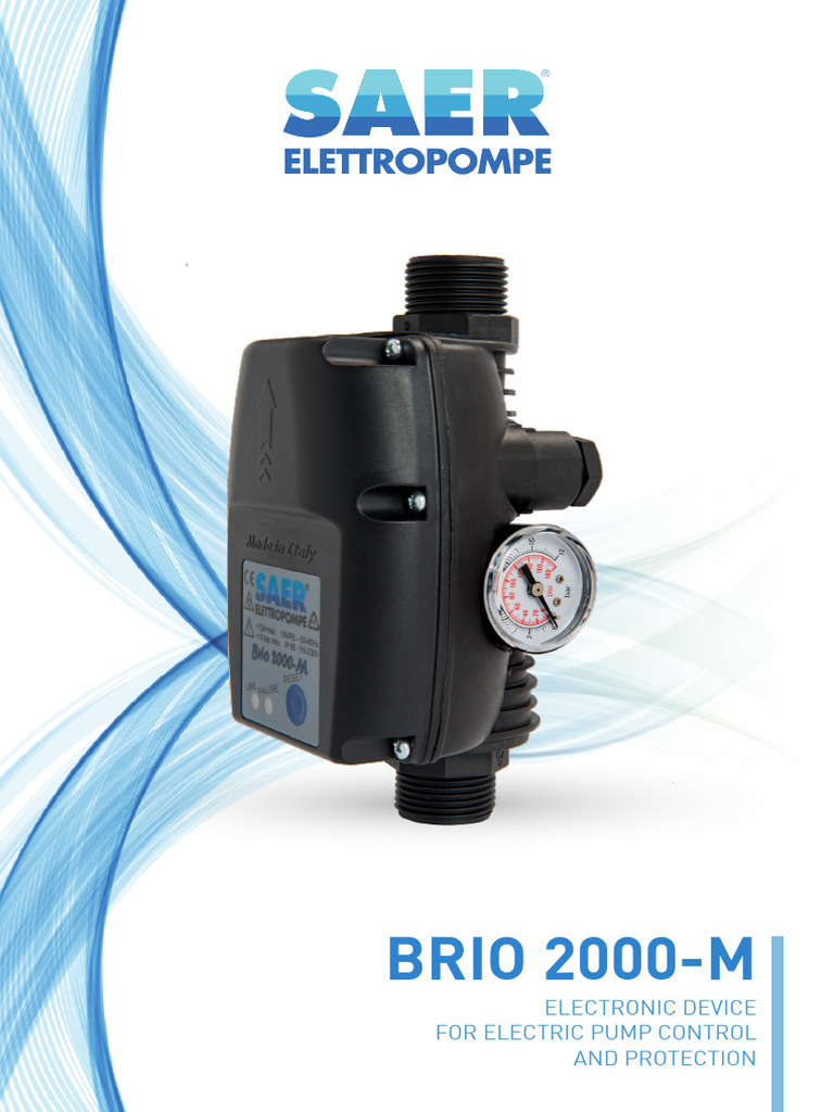 BRIO 2000-M Pump Controller Guide | PDF | Transformer | Pump