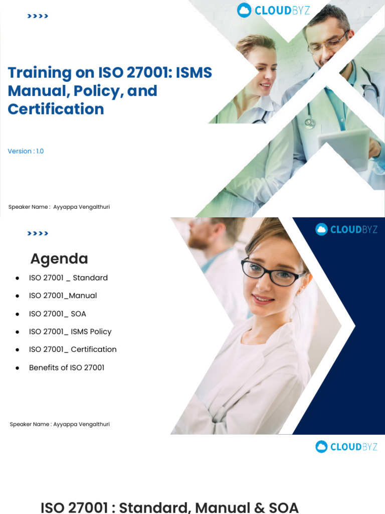 Training ISO 27001 - ISMS Manual, Policy, and Certification | PDF ...