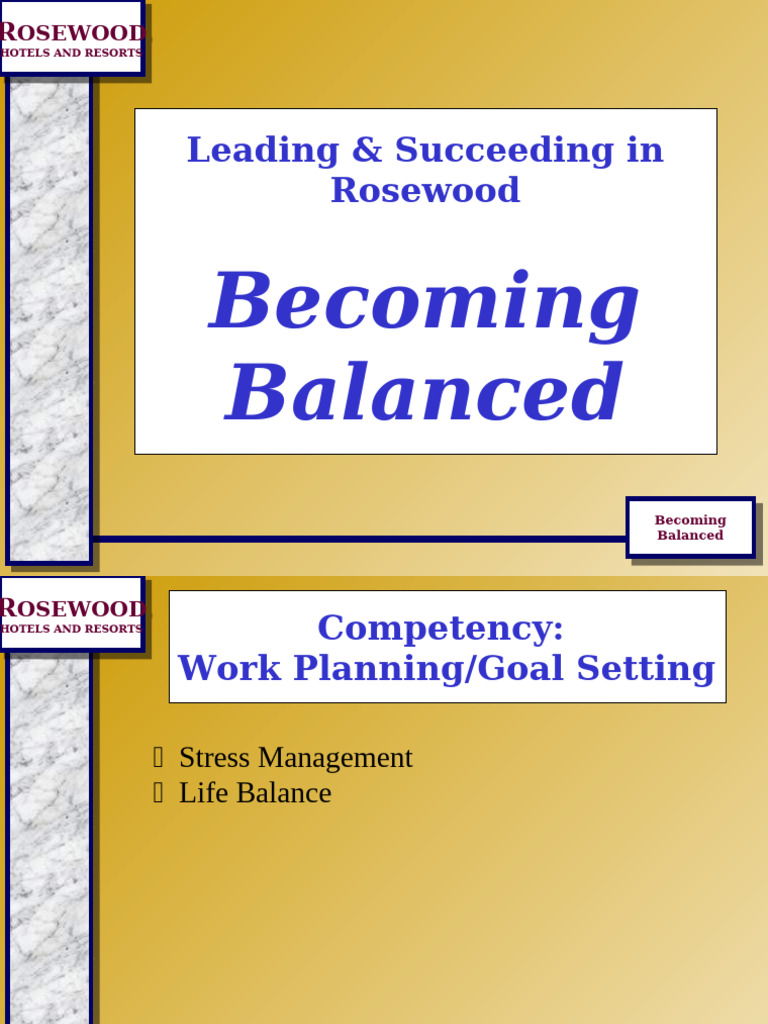 9ppt Becoming Balanced | PDF | Cost Of Living | Stress (Biology)
