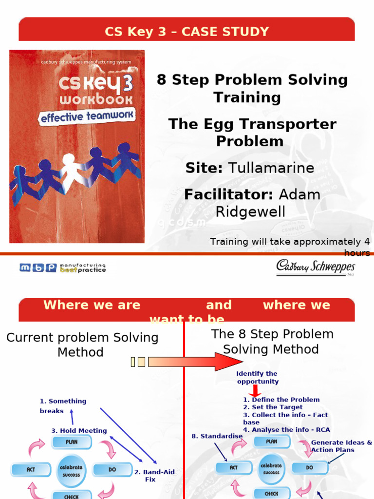 8 step Problem solving case study - Tullamarine ANZ | PDF