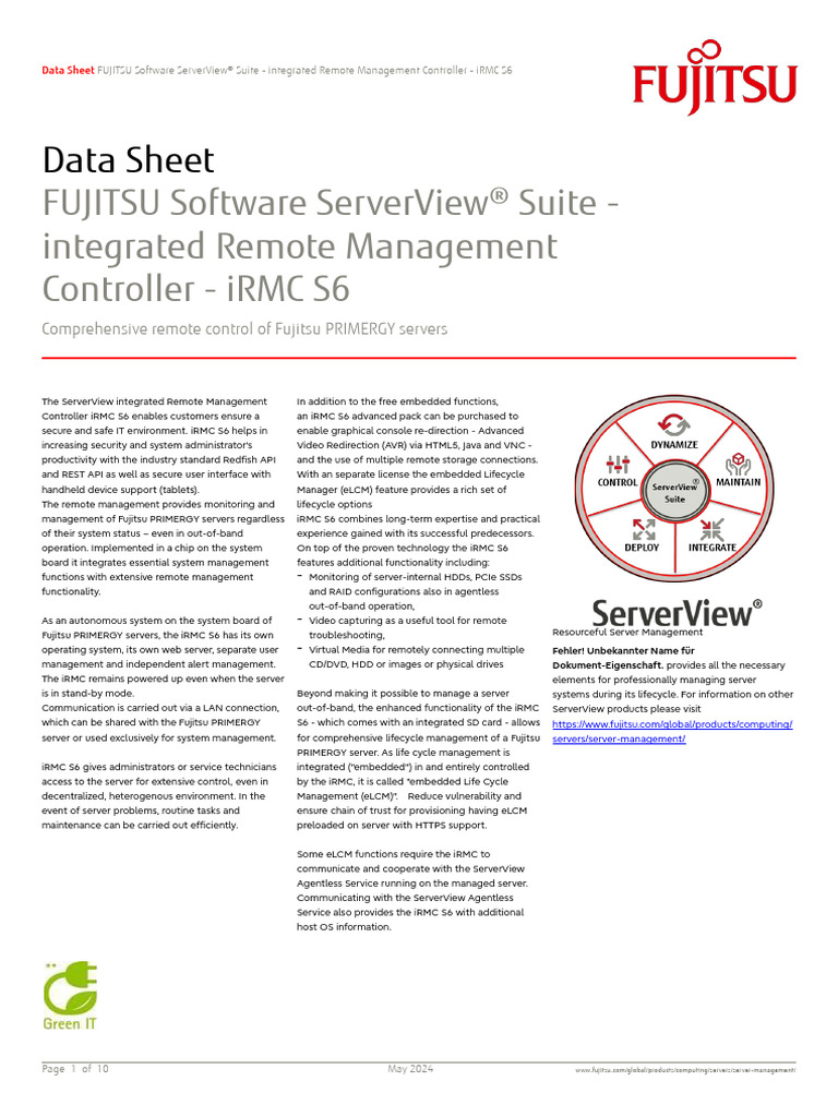 Ds Irmc s6 en | PDF | Command Line Interface | Server (Computing)