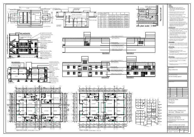 Njogu Layout | PDF | Building Engineering | Architectural Elements