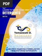 Formulation of Washing Detergent Powder | PDF | Sodium Hydroxide ...