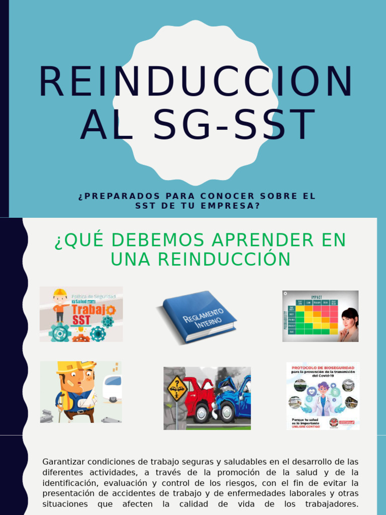 Reinduccion Al SG-SST | PDF