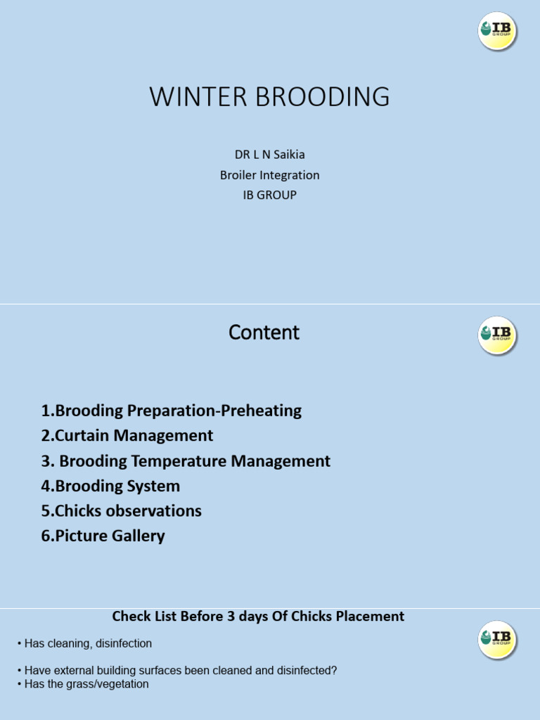 WINTER BROODING-Dr Saikia(1) (2) | PDF | Fahrenheit | Birds