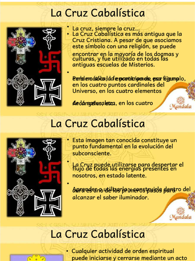 Cruz Cabalística: Guía y Significado | PDF | Kábala